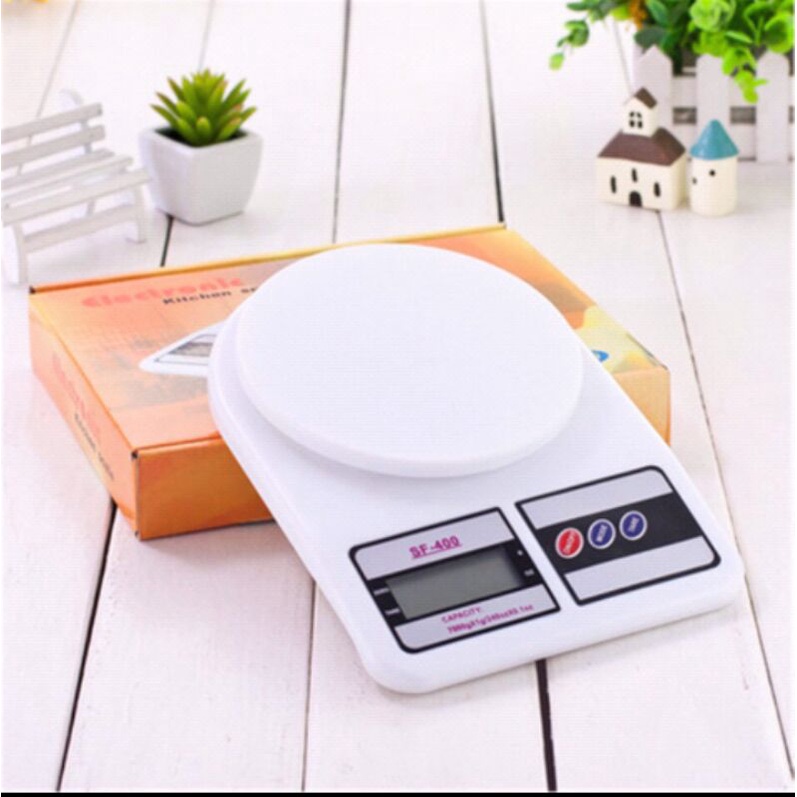 Jual TIMBANGAN DAPUR digital Kitchen scale Sf-400 kapasitas 10 kg/TIMBANGAN KUE | Shopee Indonesia