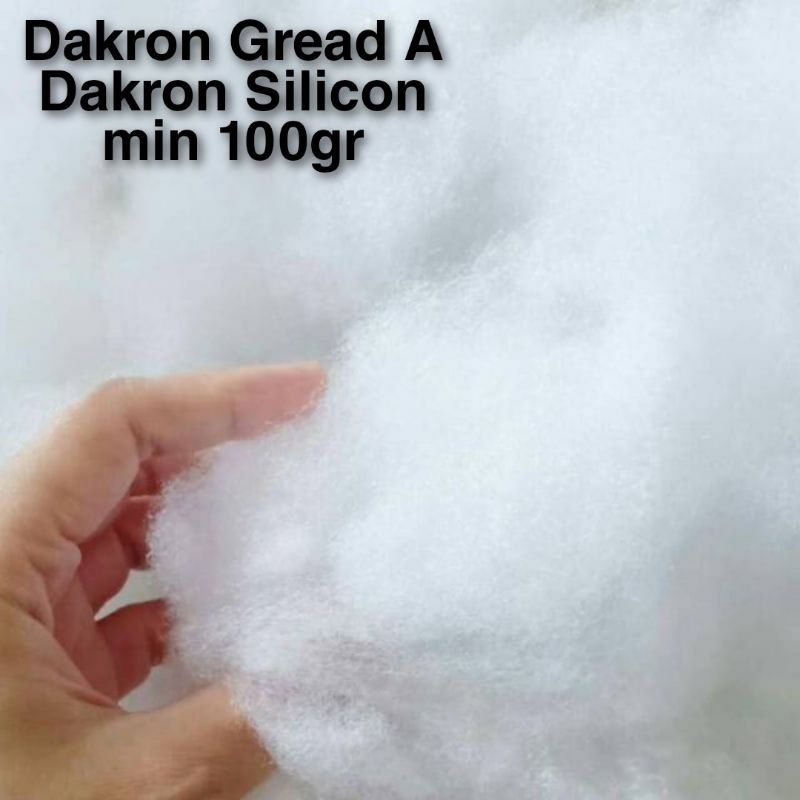 Jual Dakron - Dacron Gread A (100gr) - Dacron silicon | Shopee Indonesia