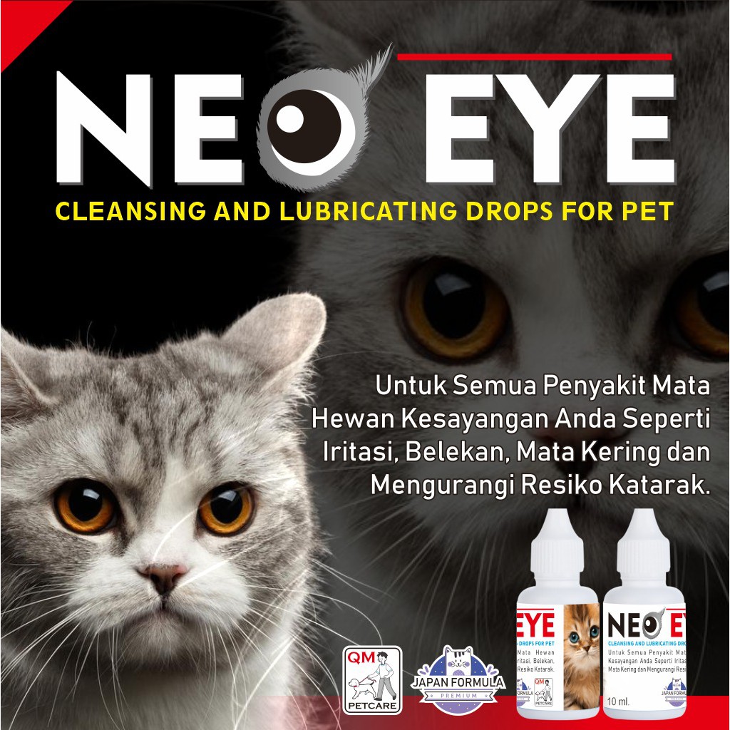 Jual NEO EYE DROP 10ml - Obat tetes mata kucing | Shopee Indonesia