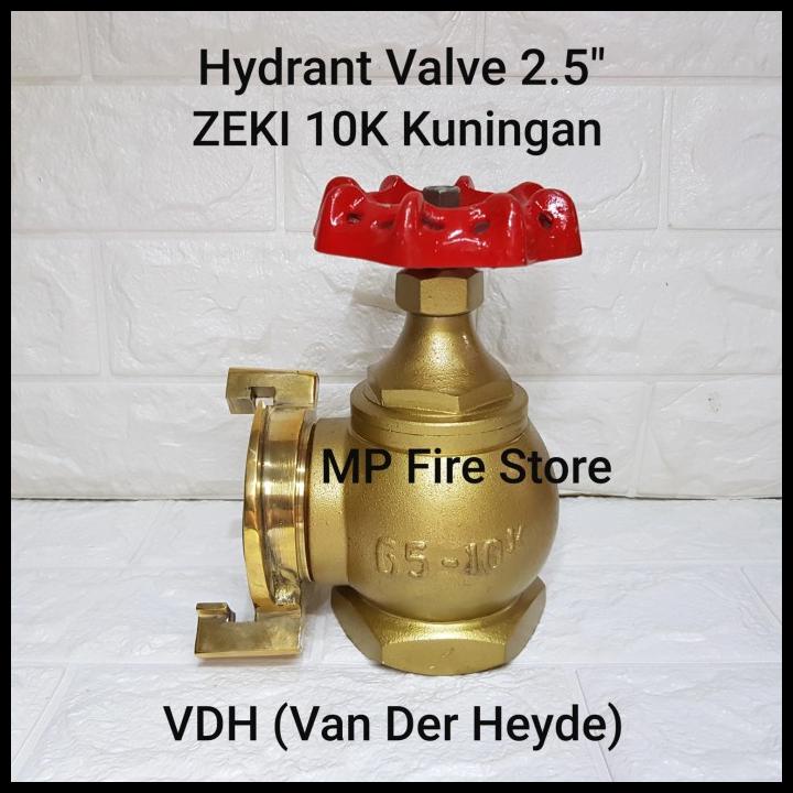 Jual Kran Hydrant Valve Pemadam Zeki 2.5 In 10K Vdh Van Der Heyde ...