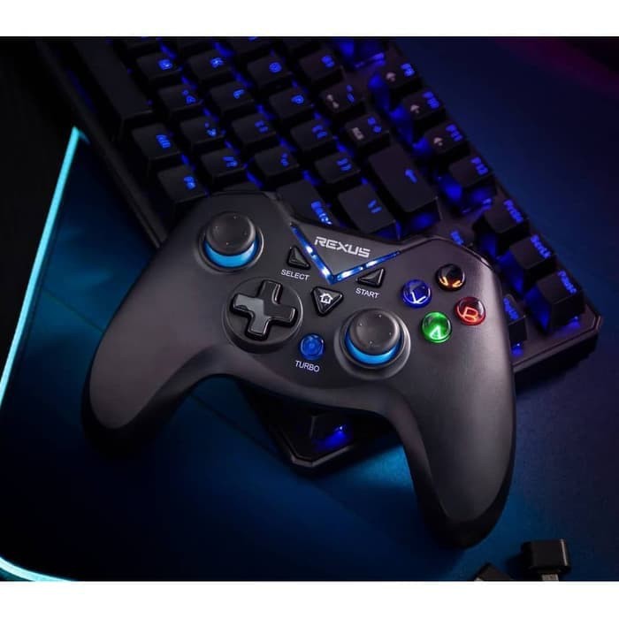 Jual Rexus Gladius GX100 Wireless Gamepad Stik wireless PC Laptop ROG ...