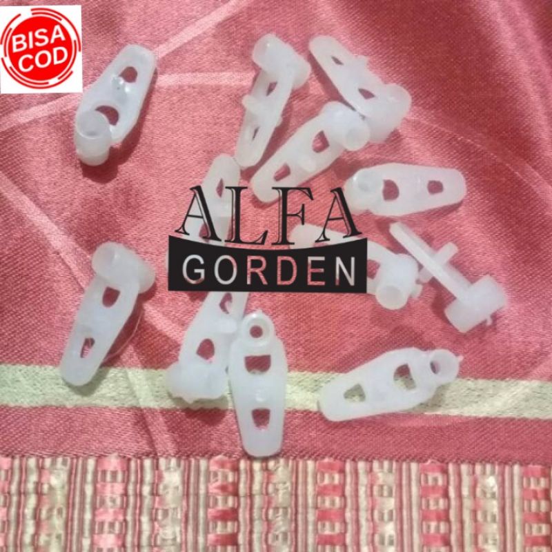 Jual Roda rel gorden / biji plastik rell / rail almini / rel putih ...