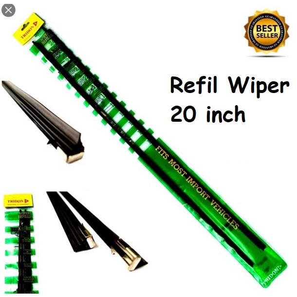 Jual Termurah Refil Refill Karet Wiper Isi ulang Wiper Depan Ukuran 20 ...