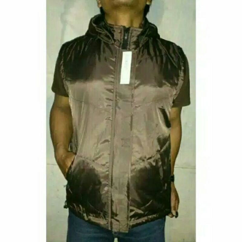 Jual RiaRioJaket - Jaket Rompi Parasut Tebal Polos (Hitam, Navy, Coklat ...