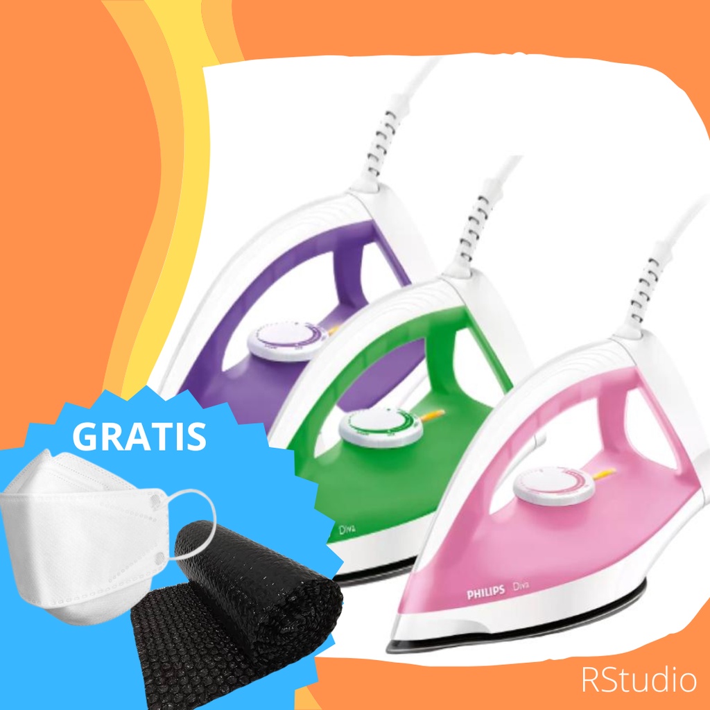 Jual Setrika Philips Diva GC122 Kering , Philips Dry Iron Diva GC 122 ...