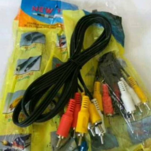 Jual Kabel AV RCA 1.5m | Shopee Indonesia