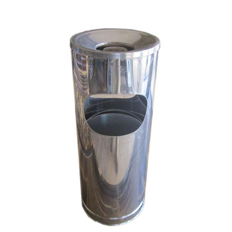 Jual Asbak tempat sampah tabung besar stainless steel | Shopee Indonesia