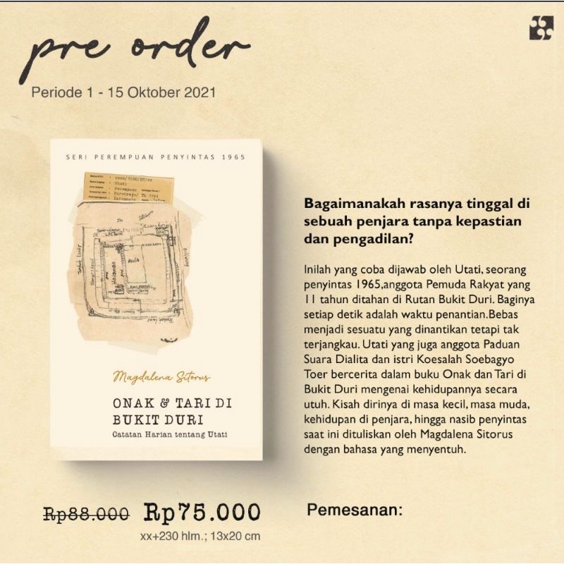 Jual Onak dan Tari di Bukit Duri | Shopee Indonesia