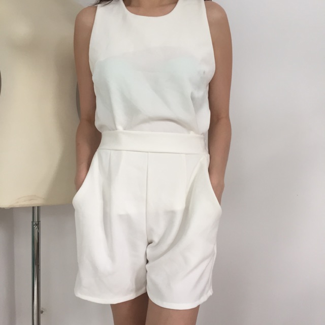 Jual Baju set bangkok / White Amora Set | Shopee Indonesia