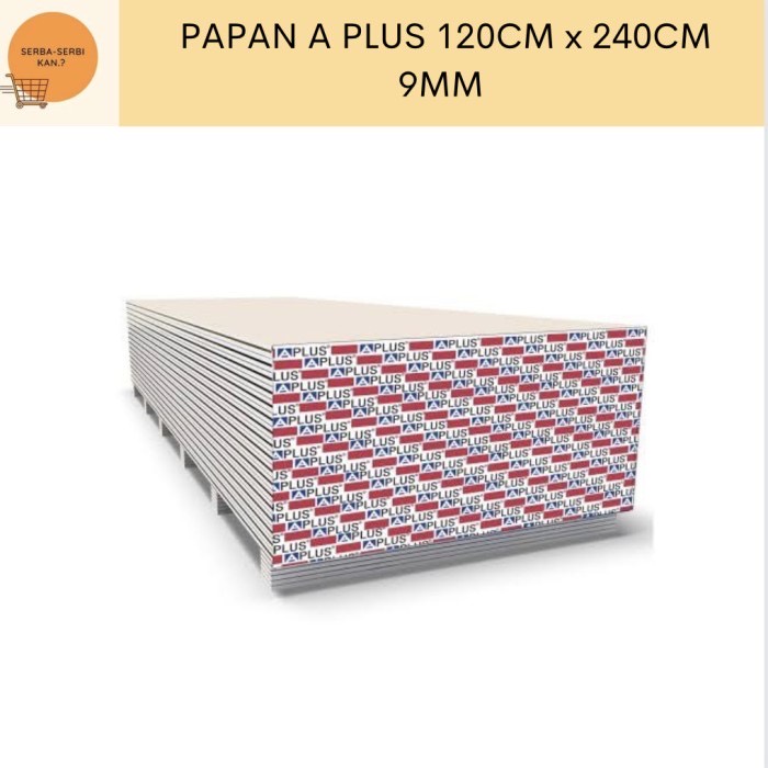 Jual PAPAN GYPSUM A PLUS BOARD 120cmX240cm 9mm AREA TEGAL BREBES ...
