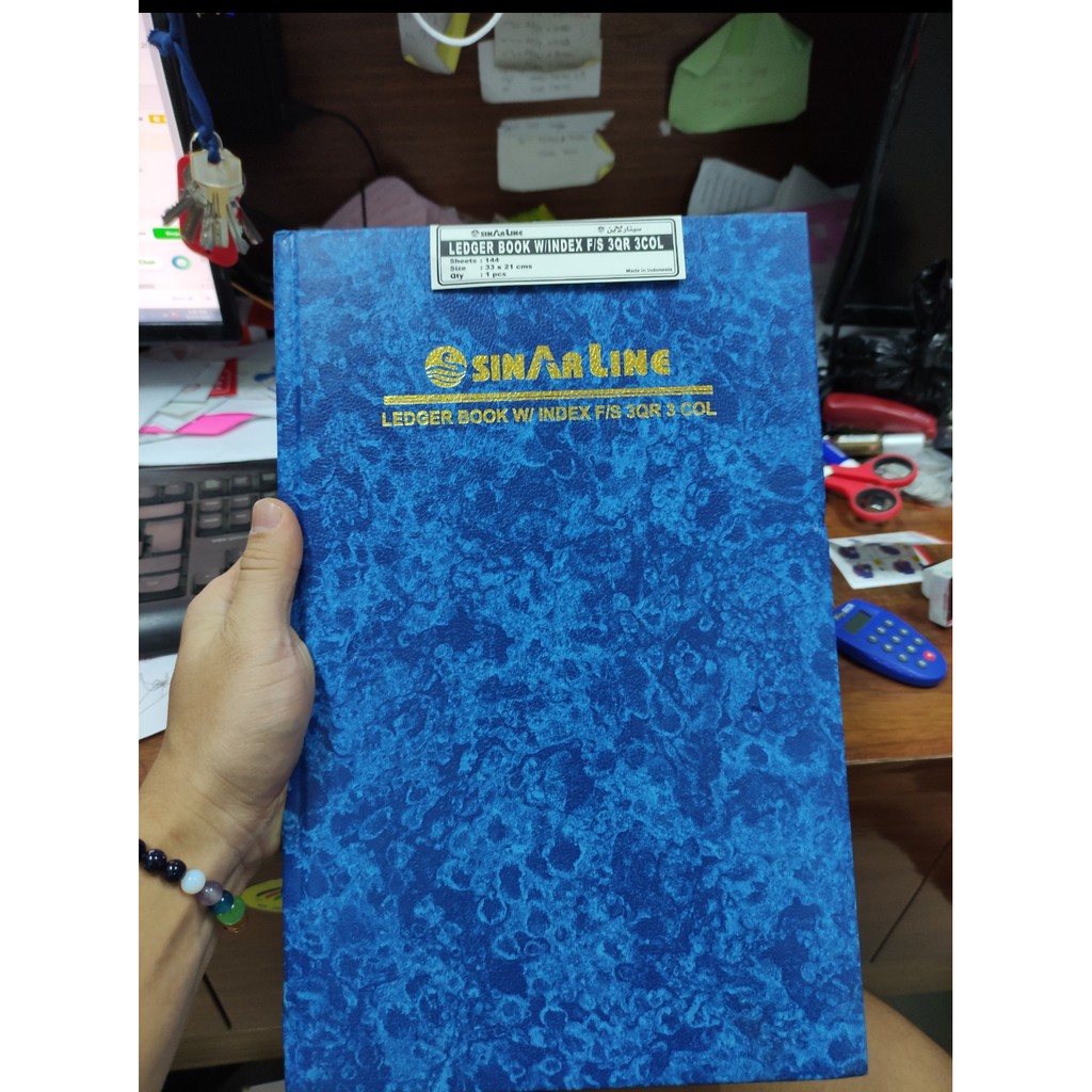 Jual buku kas folio 144 lembar sinar line sisa export ledger book ...