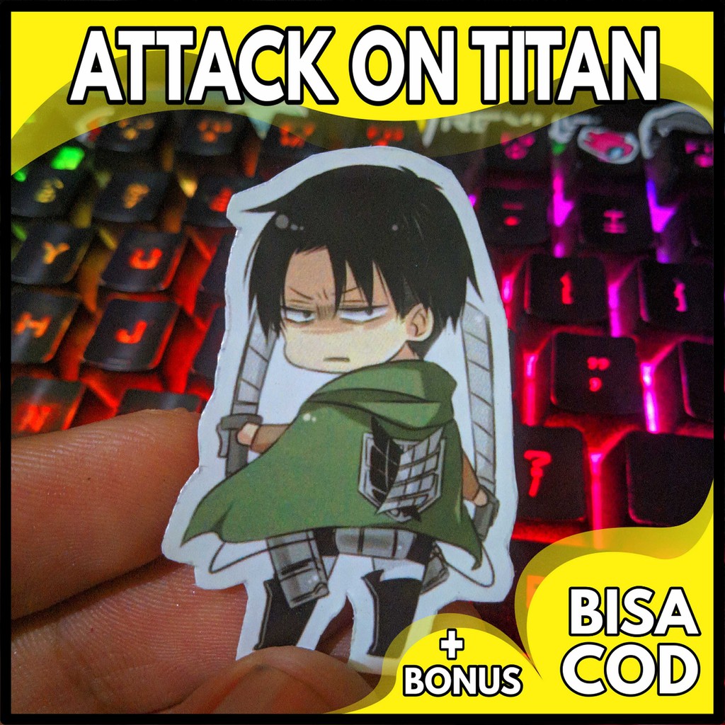 Jual STIKER EREN ATTACK ON TITAN CUTE || Estetik stiker | stiker Tumblr ...