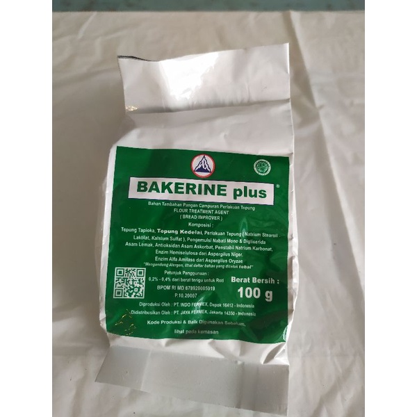 Jual Bakerine plus 100g pengempuk roti / improver repack | Shopee Indonesia
