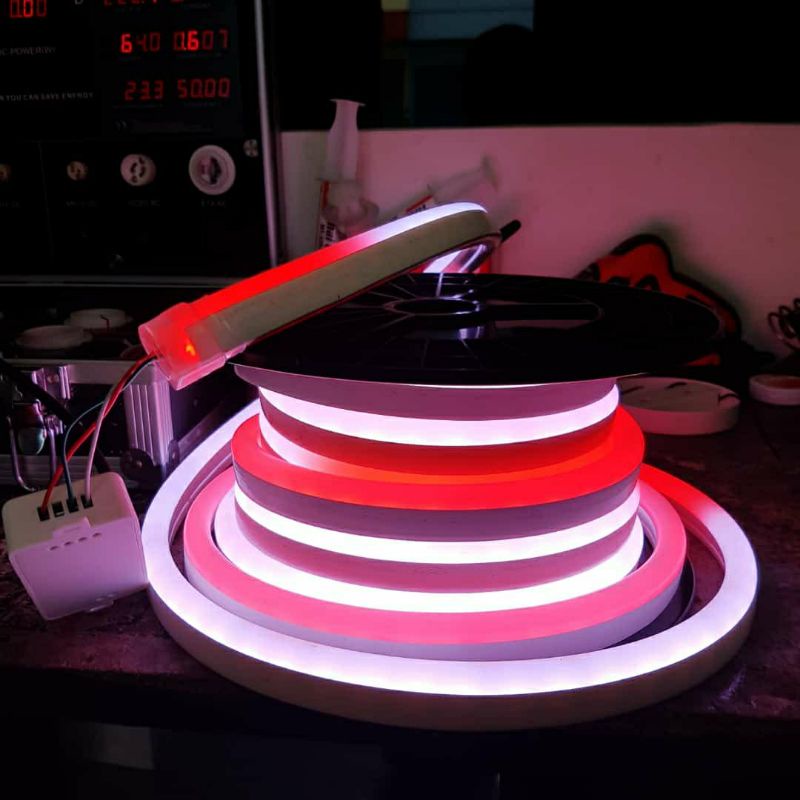 Jual lampu led neon sign selang merah putih berjalan | Shopee Indonesia