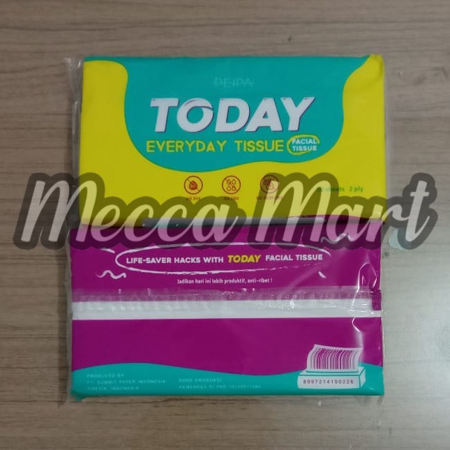Jual Praktis , Tissue Today Travel Pack 50 Sheet Tisue Tisu | Shopee ...
