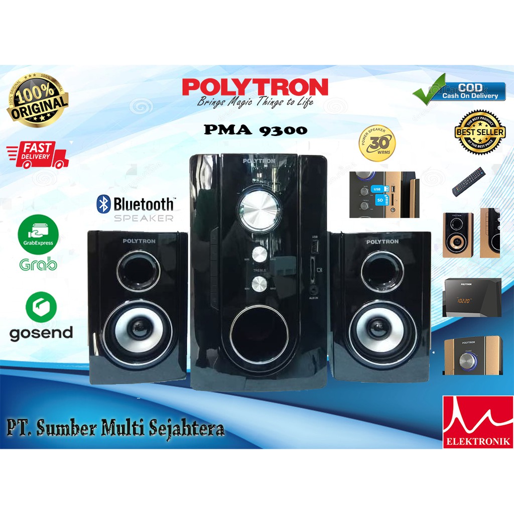 Jual POLYTRON MULTIMEDIA SPEAKER PMA-9300 Active Subwoofer | Shopee ...