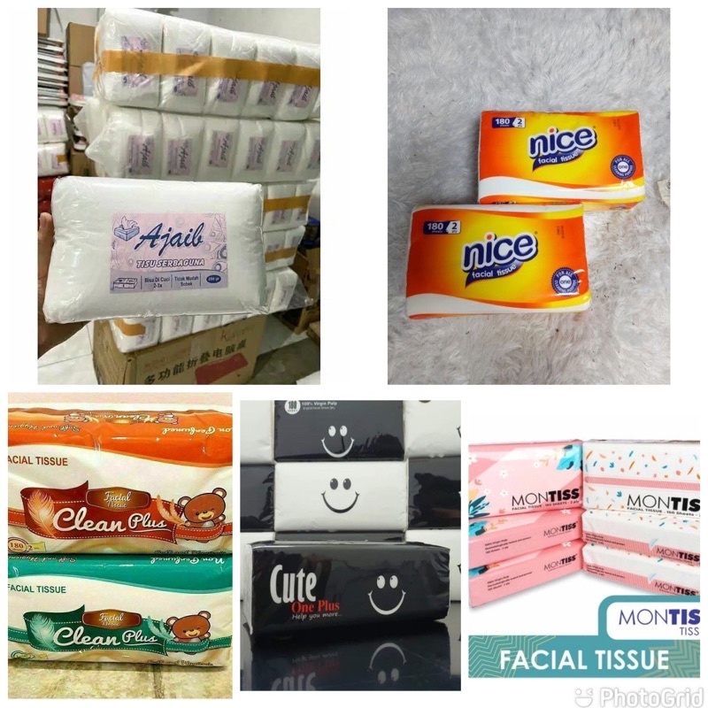 Jual (READY) BERBAGAI MACAM TISSUE TISU SERBAGUNA / Facial Tissue ...