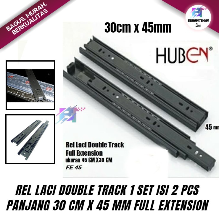 Jual Rel Laci Double Track 1 Set Isi 2 Pcs Panjang 30 Cm x 45 Mm Full ...