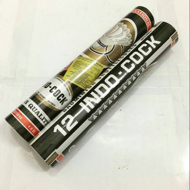 Jual SHUTTLECOCK BADMINTON INDOCOCK HITAM/ BLACK PRODUK INDONESIA ...