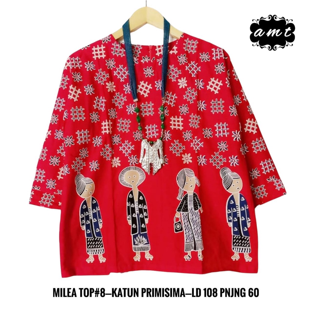 Jual Blouse Batik Bunga Katun by Butik Batik Solo Bahan Katun kode ...