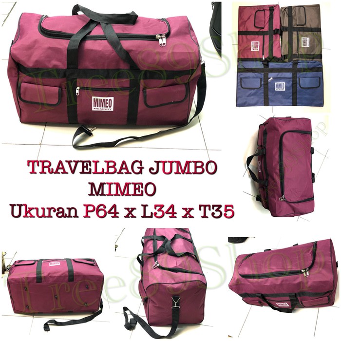 Jual TRAVEL BAG JUMBO - TAS PAKAIAN UKURAN BESAR - MIMEO MM 8015 ...