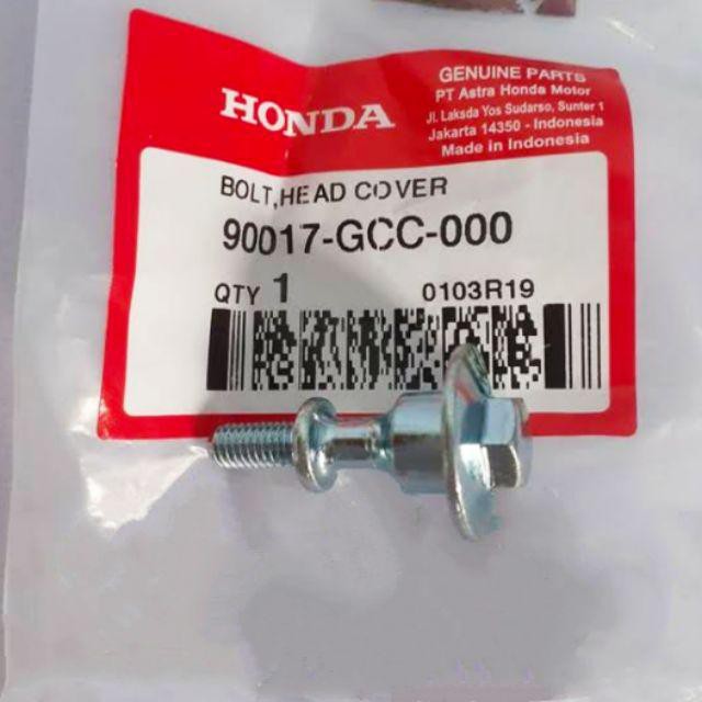 Jual Baut Kop Head Honda Beat Scoopy Vario ORI AHM 90017GCC000 | Shopee ...