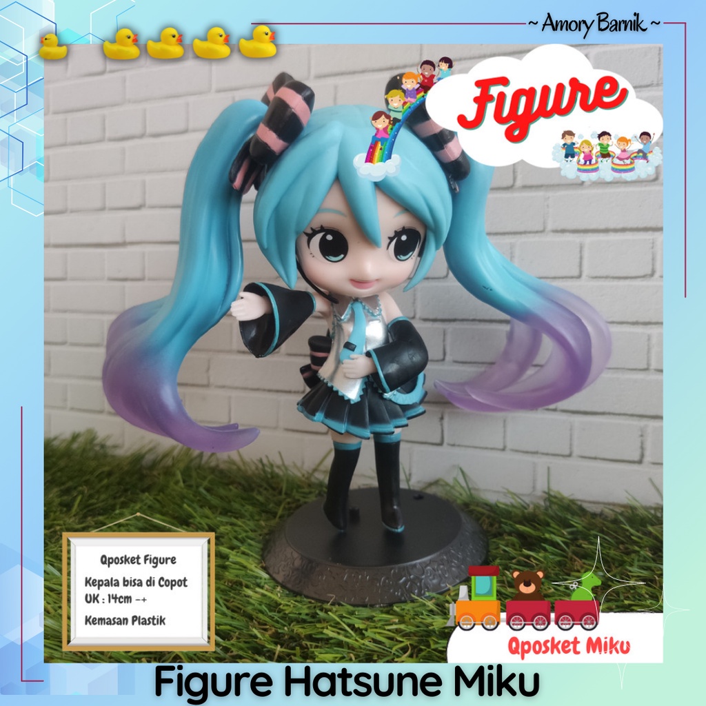Jual Action Figure Qposket Hatsune Miku - Blue ( Kemasan Plastik ) | Shopee Indonesia