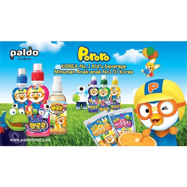 Jual PALDO MINUMAN MY SWEET FRIEND PORORO DRINK KOREA STRAWBERRY MANGGA BLUEBERRY MINUMAN RINGAN ...