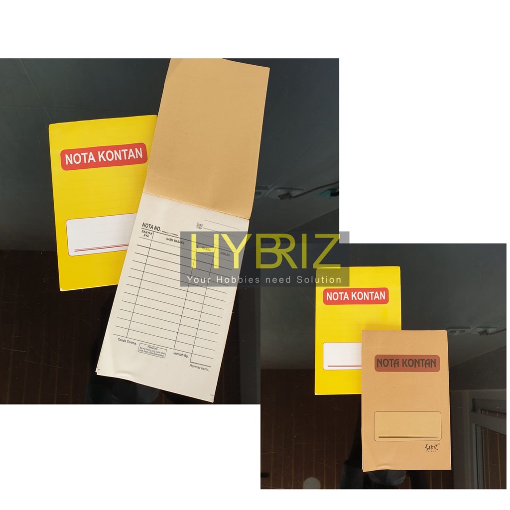Jual buku nota / nota kontan rangkap 1 / nota kontan 1ply zibiz ...