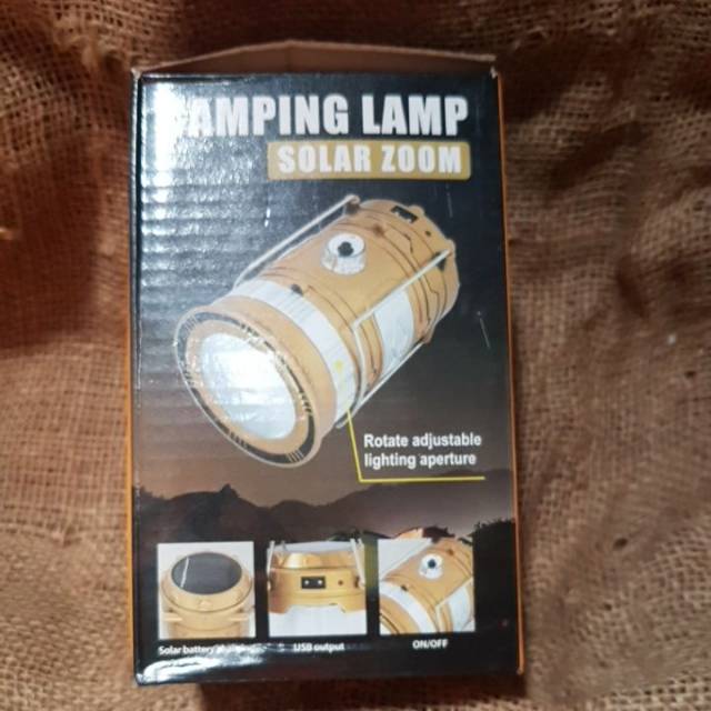 Jual Solar zoom camping lamp (lampu portable) | Shopee Indonesia