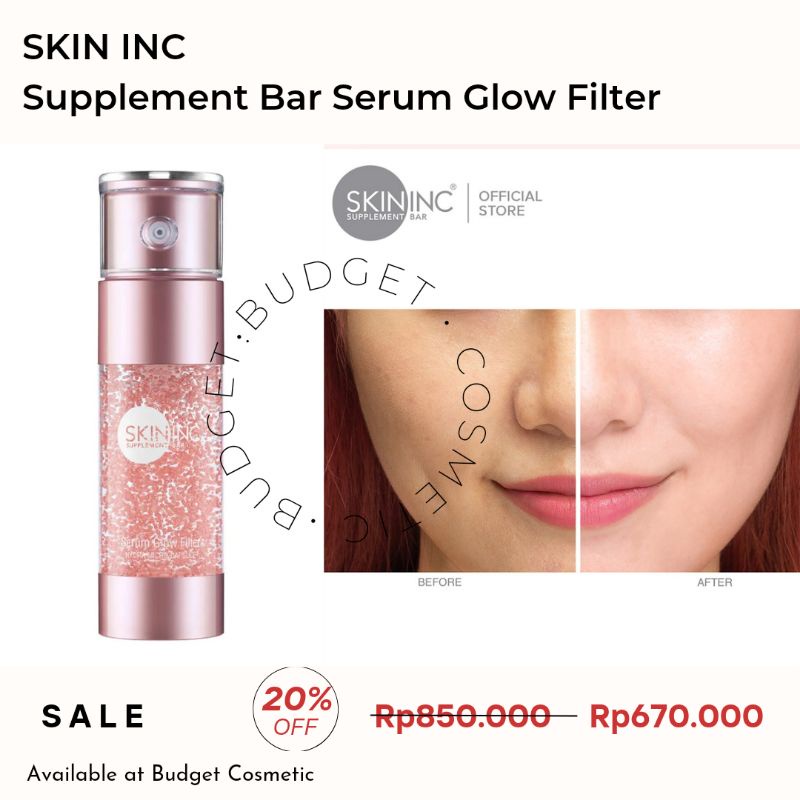 Jual serum SKIN INC SUPPLEMENT BAR SERUM GLOW FILTER HYDRO MICRO ...