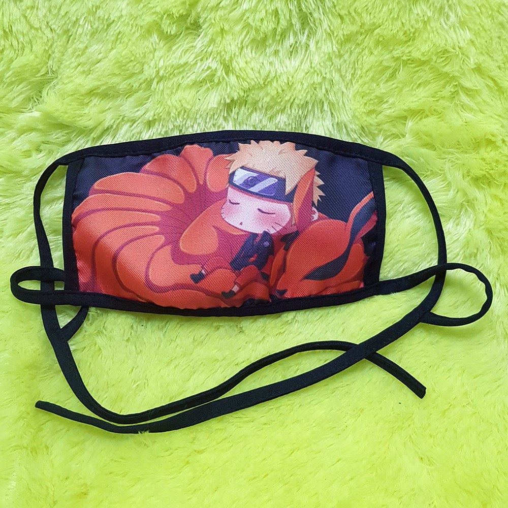 Jual Masker Mulut Kain Anime Anti Debu Non Medis Naruto Baby Kurama ...
