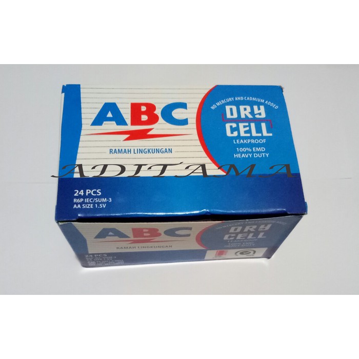Jual JuraganBatre BATERAI ABC BIRU AA/ BATTERY ABC BIRU A2 | ISI 24 PCS ...