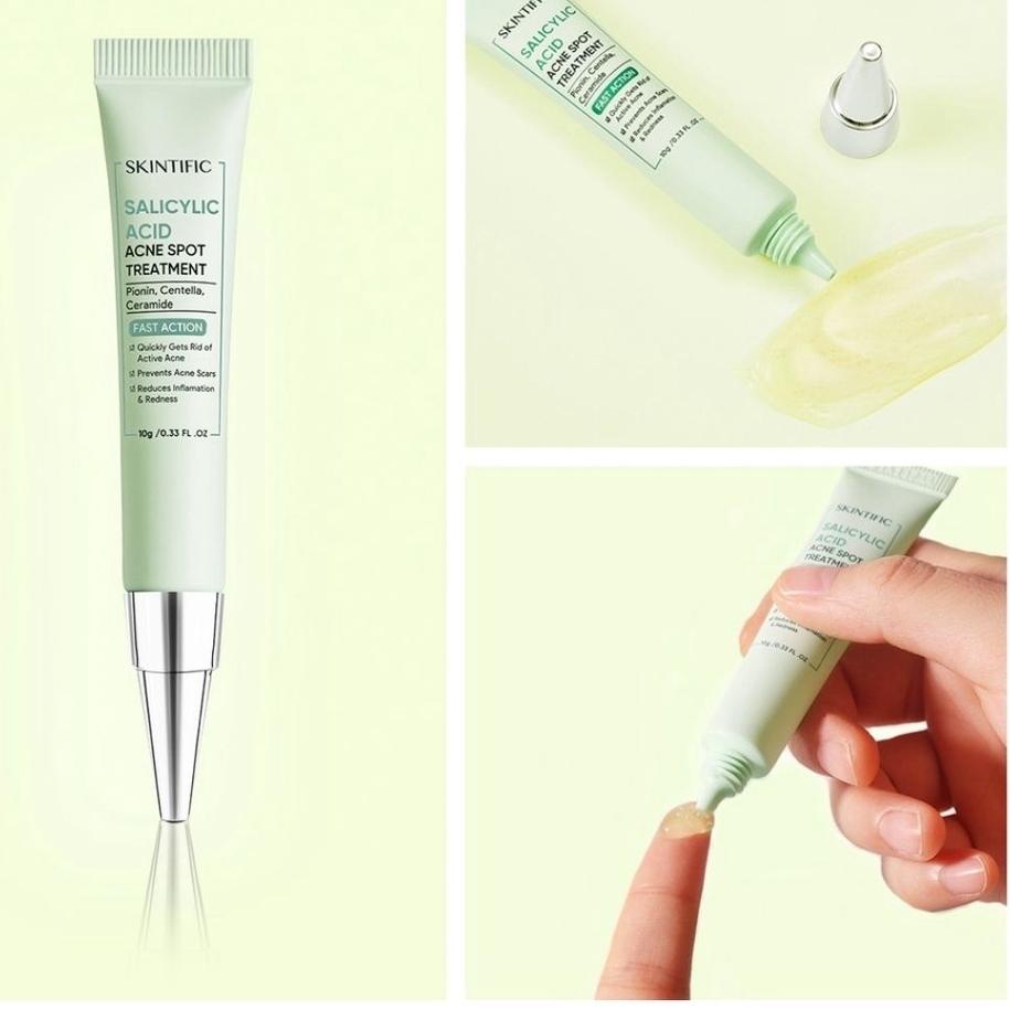 Jual SKINTIFIC Salicylic Acid Acne Spot Treatment-10g | Shopee Indonesia