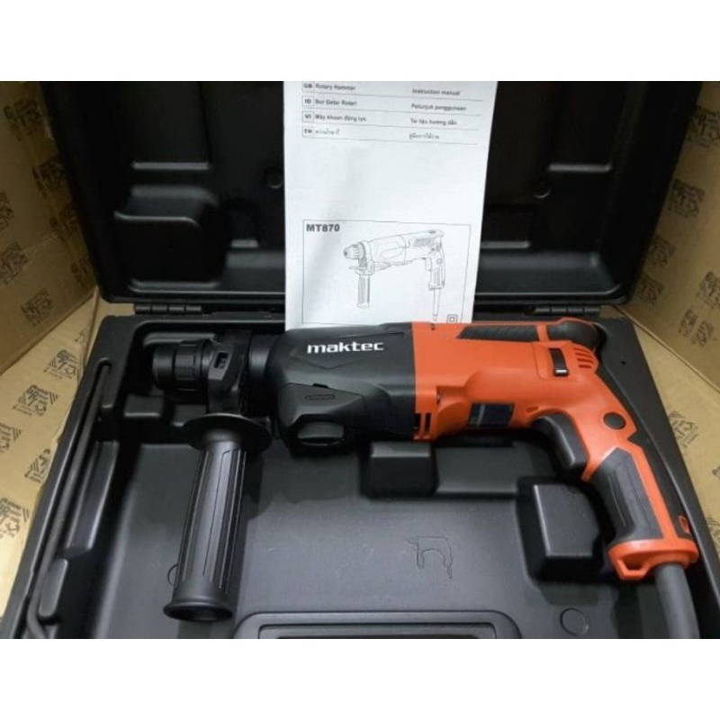 Jual Maktec MT870 / MT 870 Mesin Bor Beton Rotary Hammer Drill | Shopee ...