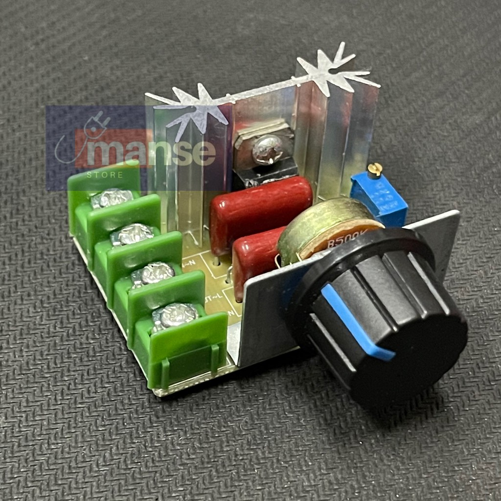 Jual Dimmer SCR 2000W Regulator Voltage untuk Motor Gerinda, Dimmer ...