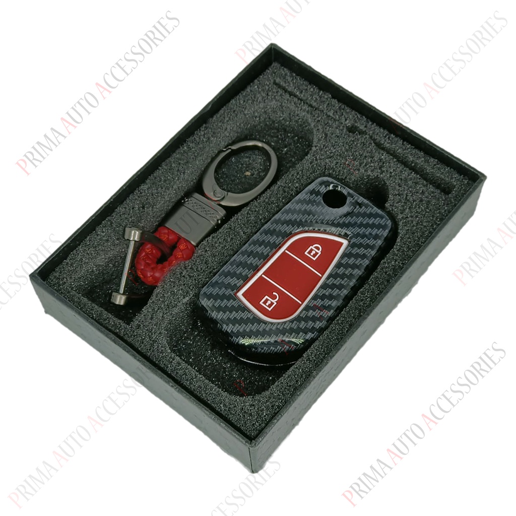 Jual Casing Kunci Remote Mobil Toyota Carbon Fiber - INNOVA TYPE G ...