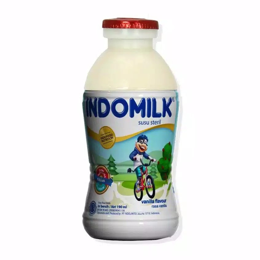 Jual Indomilk Susu Steril Rasa Vanila 190 ml-Botol | Shopee Indonesia