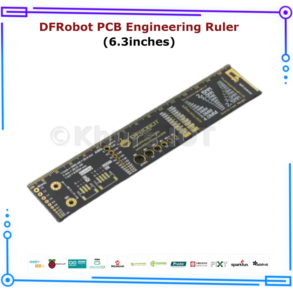 Jual DFRobot PCB Engineering Ruler - Mini (6.3inches) | Shopee Indonesia