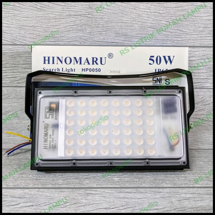 Jual Lampu Sorot Led - Flood Light Hinomaru 50W Cahaya Kuning - Warmwhite | Shopee Indonesia