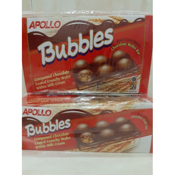 Jual Apollo Bubbles 1 box isi 12 pcs @ 32 gr/ APollo Wafer Import ...