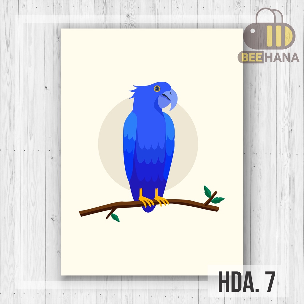 Jual HIASAN DINDING POSTER KAYU VECTOR BURUNG | Shopee Indonesia