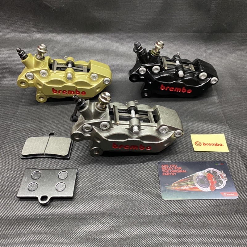 Jual Big Promo Kaliper Brcmbo BIGPOT KIRI BABET Copy Ori 4 Piston Axial LEFT Caliper Big Pot ...