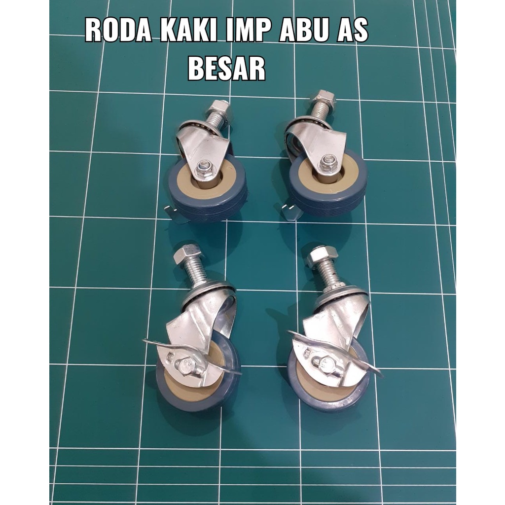 Jual Roda Kaki Meja Mesin Jahit Industri (Drat Besar) #ABU | Shopee ...
