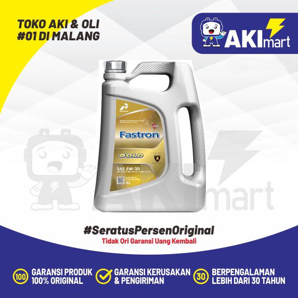 Jual Pertamina Fastron Gold 5W-30 4 liter | Shopee Indonesia