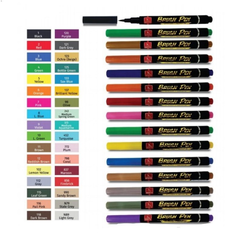 Jual Snowman Brushpen Spidol Calligraphy - Free Kertas Latihan ...