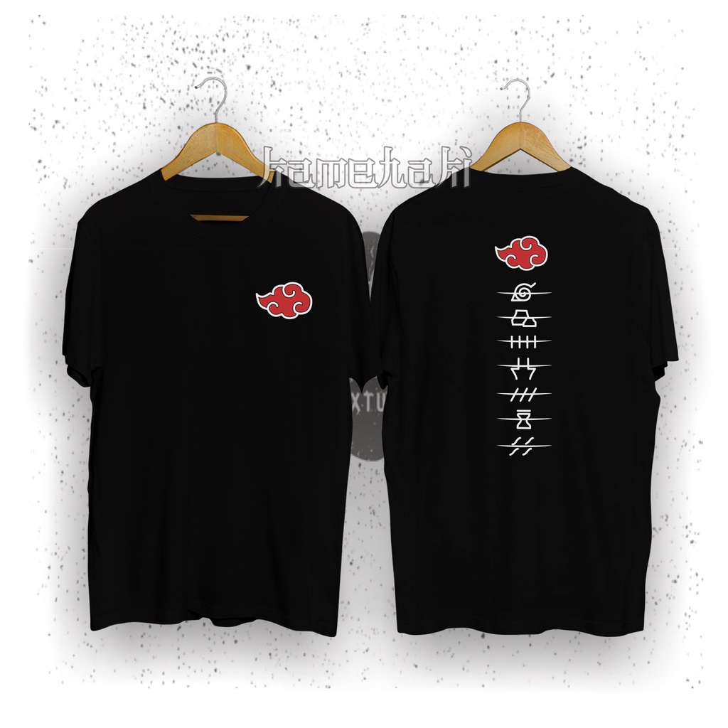 Jual Kaos Anime ALL AKATSUKI Logo db / Kaos Naruto / Kaos Jepang / Baju ...