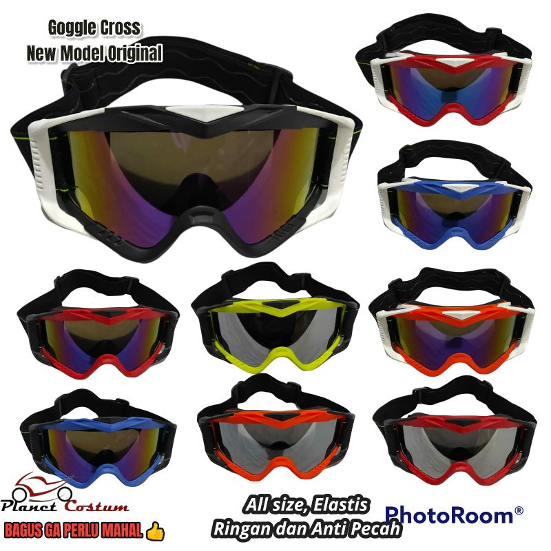 Jual Kacamata Goggle Helm Motor Cross Trail Motocross trabas grasstrack ...