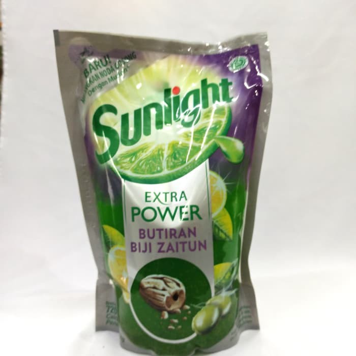 Jual Cairan Pencuci Piring Sunlight Extra Power butiran Zaitun Refill ...