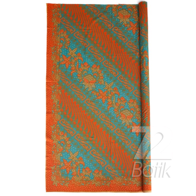 Jual KAIN BATIK KATUN Premium Motif Parang Warna Hijau Toska Tosca ...